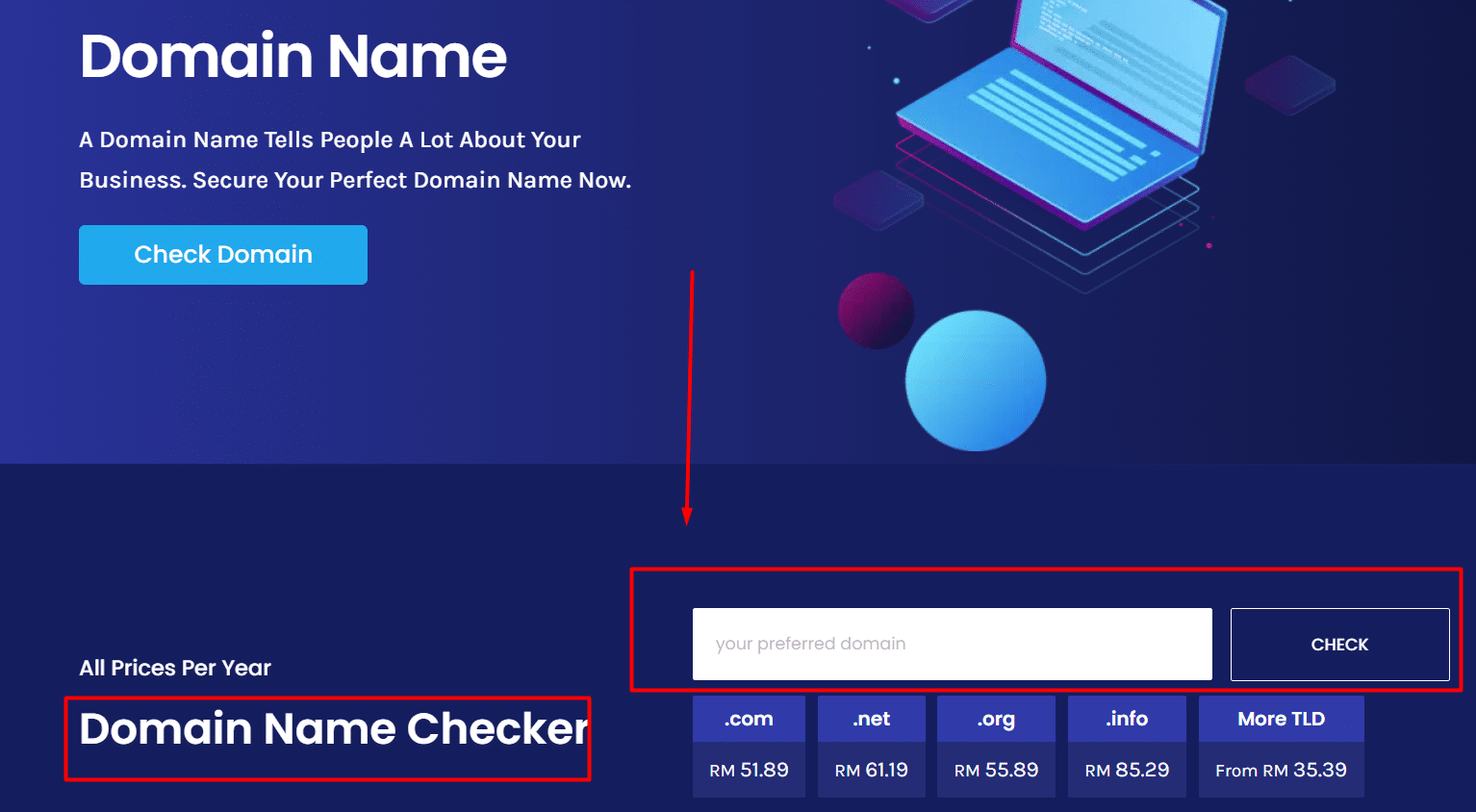 Best COM Domain Deals at VPS Malaysia | Buy NET and GE & More Domains Now